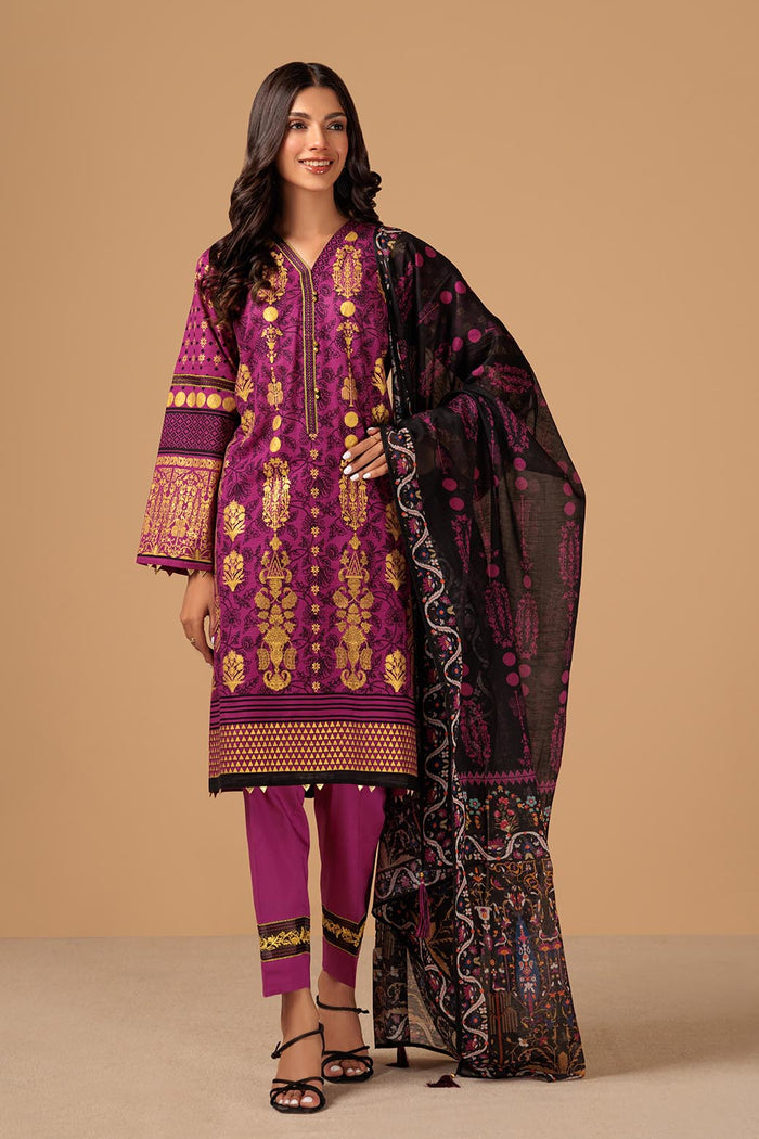 Lawn & Cotton Fabric – Bonanza Satrangi
