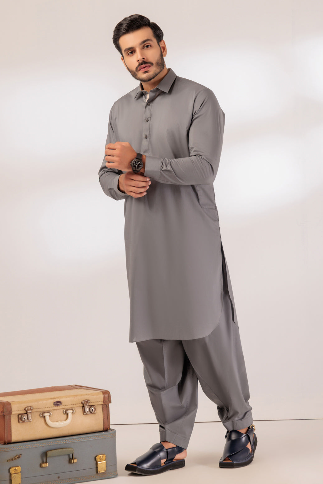 CEMENT-COTTON-SHALWAR SUIT - (GSSR24-024) BIN 58 M4 – Bonanza Satrangi