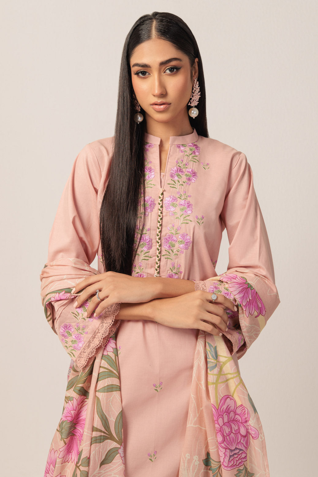 L-PINK-CAMBRIC-3 PIECE (PWS1243P15) bin 60 R21 – Bonanza Satrangi